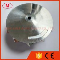 China GT35 67.43/82.00mm 6+6 blades high performance turbocharger milling/aluminum 2618/billet compressor whee for sale