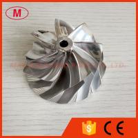 China G25-660 reverse 54.28/67.40mm 7+7 Blades LEP style turbo aluminum 2618/Milling/billet compressor wheel for 858161-5003S/877895-5002S/5005S/5006S/871389-5010S/5011S for sale