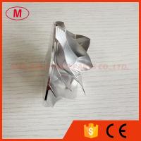 China G25-660 reverse 54.28/67.40mm 7+7 Blades LEP style turbo aluminum 2618/Milling/billet compressor wheel for 858161-5003S/877895-5002S/5005S/5006S/871389-5010S/5011S for sale