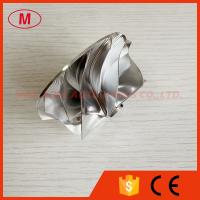 China G25-660 reverse 54.28/67.40mm 7+7 Blades LEP style turbo aluminum 2618/Milling/billet compressor wheel for 858161-5003S/877895-5002S/5005S/5006S/871389-5010S/5011S for sale