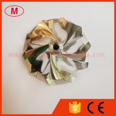 China GT47 73.90/102.90mm 5+5 Blades Turbocharger Milling/aluminum 2618/billet Compressor Wheel Splitter height:39.00mm for sale