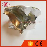 China GT47 73.90/102.90mm 5+5 Blades Turbocharger Milling/aluminum 2618/billet Compressor Wheel Splitter height:39.00mm for sale