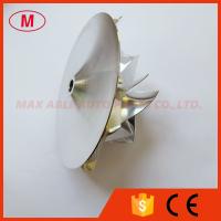 China GT47 67.00/102.00mm forward 5+5 Blades high performance turbo aluminum 2618/milling/Billet compressor wheel for sale
