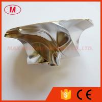 China GT47 67.00/102.00mm forward 5+5 Blades high performance turbo aluminum 2618/milling/Billet compressor wheel for sale