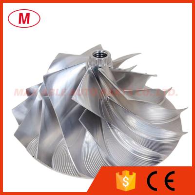 China GT55 94.00/144.00mm 7+7 Blades Dodecagon Nut Design High Performance Turbo Milling/aluminum 2618/billet Compressor Wheel for sale