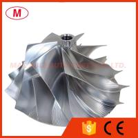 China GT55 7+7 blades 88.85/122.00mm Dodecagon Nut design, Performance Design turbo milling/aluminum 2618/billet compressor wheel for sale