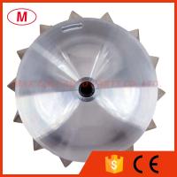 China GT55 7+7 blades 88.85/122.00mm Dodecagon Nut design, Performance Design turbo milling/aluminum 2618/billet compressor wheel for sale