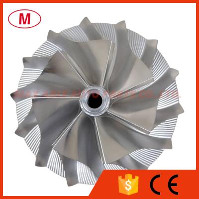 China GT55 7+7 blades 88.80/131.97mm Dodecagon Nut design Performance Design turbo milling/aluminum 2618/billet compressor wheel for sale