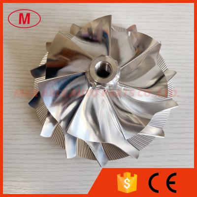 China GT55 106.29/144.33mm 7+7 Blades Dodecagon Nut Design High Performance Turbo Milling/aluminum 2618/billet Compressor Wheel for sale