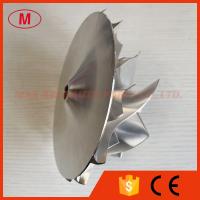 China GT55 106.29/144.33mm 7+7 Blades Dodecagon Nut Design High Performance Turbo Milling/aluminum 2618/billet Compressor Wheel for sale