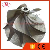 China GTX5544R GEN-II forward 871505-0001, 150501-12329 106.50/144.36mm 5+5Blades Point Milling, Dodecagon Nut design, Sharp Trailing Edgeturbo billet/aluminum 2618/Milling compressor wheel FOR 851285-5022S for sale