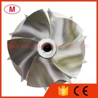 China GTX5544R GEN-II forward 871505-0001, 150501-12329 106.50/144.36mm 5+5Blades Point Milling, Dodecagon Nut design, Sharp Trailing Edgeturbo billet/aluminum 2618/Milling compressor wheel FOR 851285-5022S for sale