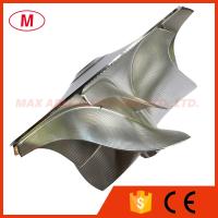 China GTX5544R GEN-II forward 871505-0001, 150501-12329 106.50/144.36mm 5+5Blades Point Milling, Dodecagon Nut design, Sharp Trailing Edgeturbo billet/aluminum 2618/Milling compressor wheel FOR 851285-5022S for sale