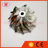 China GT15-25 6+6 blades 41.52/56.02mm high performance turbocharger milling/aluminum 2618/billet compressor wheel for sale