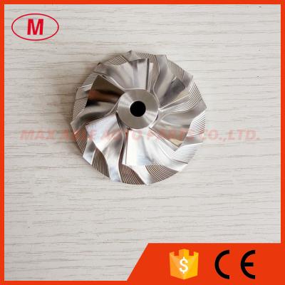 China TB25 445436-0002 42.56/60.13mm 6+6 blades turbo milling/aluminum 2618/billet compressor wheel for 14411-24004 for sale