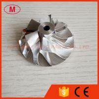 China TB25 445436-0002 42.56/60.13mm 6+6 blades turbo milling/aluminum 2618/billet compressor wheel for 14411-24004 for sale