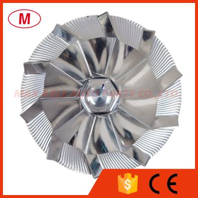 China GTB3576 50.48/77.20mm 10+0 blades Turbo milling/aluminum 2618/billet compressor wheel for 17201-E0734/E7031 Engine:J07E ranger for sale