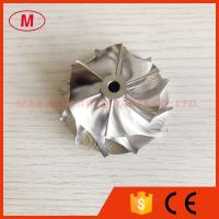 China GT15-25 6+6 blades 43.36/56.03mm 784366-0001HF performance short nose aluminum 2618/billet compressor wheel for sale