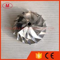 China HX40 58.00/83.03mm 8+8 blades high performance turbo milling/aluminum 2618/billet compressor wheel for sale