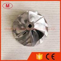 China TD05H 25G reverse 60.50/78.00mm 6+6 blades tapered tip angle:0 Turbo Billet/milling/aluminum 2618 compressor wheel for sale