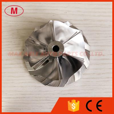 China TD05H 25G reverse 60.50/78.00mm 6+6 blades tapered tip angle:0 Turbo Billet/milling/aluminum 2618 compressor wheel for sale