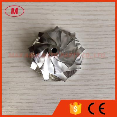 China TD04H 15T 9+0 blades 41.93/55.69mm point milling high performance Turbo Milling/aluminum 2618/billet compressor wheel for sale