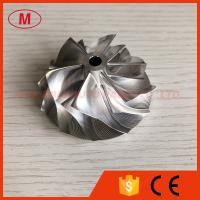 China GT28 49.62/61.98mm 6+6 blades racing turbocharger aluminum 2618/billet compressor wheel for sale