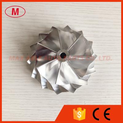 China HX40 7+7 blades 67.00/89.00mm  high performance turbo Turbocharger milling/aluminum 2618/billet compressor wheel for sale