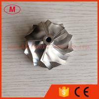 China TB25 46.52/60.13mm 5+5blades high performance collar diameter:14mm turbo milling/aluminum 2618/billet compressor wheel for sale