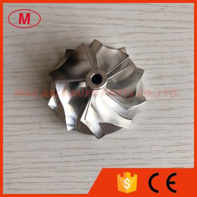 China TB25 46.52/60.13mm 5+5blades high performance collar diameter:14mm turbo milling/aluminum 2618/billet compressor wheel for sale