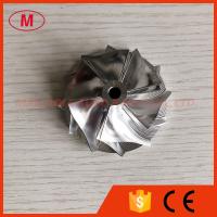 China TB25 forward 47.71/60.13mm 6+6 blades 445436-0005 turbo milling/alumimun 2618/billet compressor wheel for TBA for sale