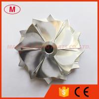 China RHF55 Forward 46.50/60.00mm 6+6 blades high performance turbocharger billet/milling/aluminum 2618 compressor wheel for sale