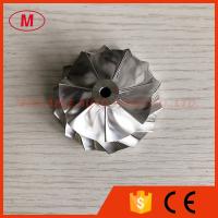 China TD04 forward 7+7 blades 46.25/57.81mm turbo milling/aluminum 2618/billet compressor wheel for sale