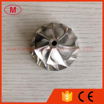 China TD04HL 42.00/56.00mm 7+7 blades turbo milling/aluminum 2618/billet compressor wheel for sale