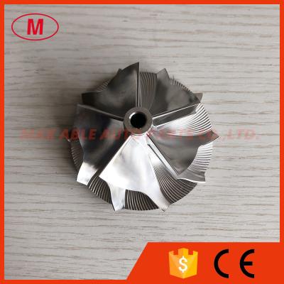 China RHF55 5+5 blades 52.00/67.00mm turbo milling/aluminum 2618/billet compressor wheel for sale