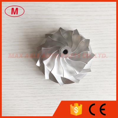 China GT15-25 point milling 53.11/70.97mm 11+0 blades Snake Curve, Performance aluminum 2618/billet compressor wheel for sale