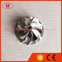 China K16 reverse 54.60/67.00mm 6+6 blades high performance turbo milling/aluminum 2618/billet compressor wheel for sale