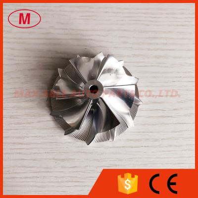 China K16 reverse 54.60/67.00mm 6+6 blades high performance turbo milling/aluminum 2618/billet compressor wheel for sale