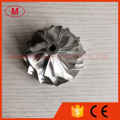 China B03G 1862-123-2001/1862-123-0002 6+6 blades 47.70/62.00mm high performance milling/aluminum 2618/billet compressor wheel for sale
