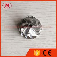 China RHF3 34.98/44.00mm 6+6 blades high performance turbo milling/aluminum 2618/billet compressor wheel for sale