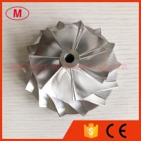 China HX50 7+7 blades 71.00/99.01mm high performance turbo milling/aluminum 2618/billet compressor wheel for sale