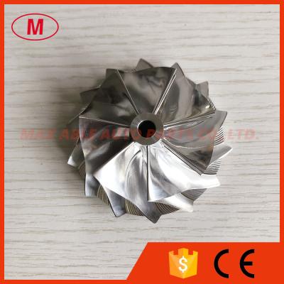 China TB25 445436-0009 47.20/60.13mm 7+7 blades high performance turbo billet/milling/aluminum 2618 compressor wheel for sale