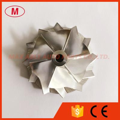China GT15-25 38.62/52.19mm 729612-0005 6+6 Blades performance billet/aluminum 2618 turbo compressor wheel for 765472-0001 for sale