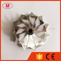 China GT15-25 38.62/52.19mm 729612-0005 11+0 Blades performance turbo aluminum 2618/milling/billet compressor wheel for sale