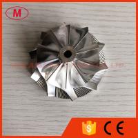 China CT26 50.39/67.00mm 10+0 blades high performance turbo billet/milling/aluminum 2618 compressor wheel for sale