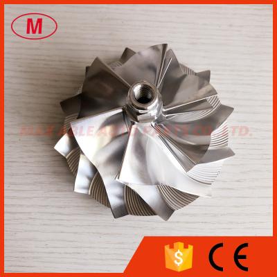 China S400 174513 80.30/111.10mm 6+6 blades high performance turbo billet/milling/aluminum 2618 compressor wheel for racing for sale