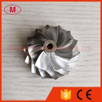 China GTA15-25 41.58/56.03mm 7+7 blades point milling high performance turbocharger aluminum 2618/billet compressor wheel for sale