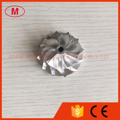 China GT15-25 36.39/49.00mm 6+6 blades 702489-0005C performance turbo milling/aluminum 2618/billet compressor wheel for sale