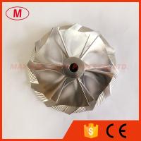 China GT3037 REVERSE 6+6 blades 57.04/76.13mm Chg SB bore:5.99mm turbo billet/milling/Aluminum 2618 compressor wheel for sale