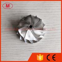 China GT15-25 46.50/59.00mm 7+7 blades point milling performance Turbo aluminum 2618/milling/ billet compressor wheel for sale